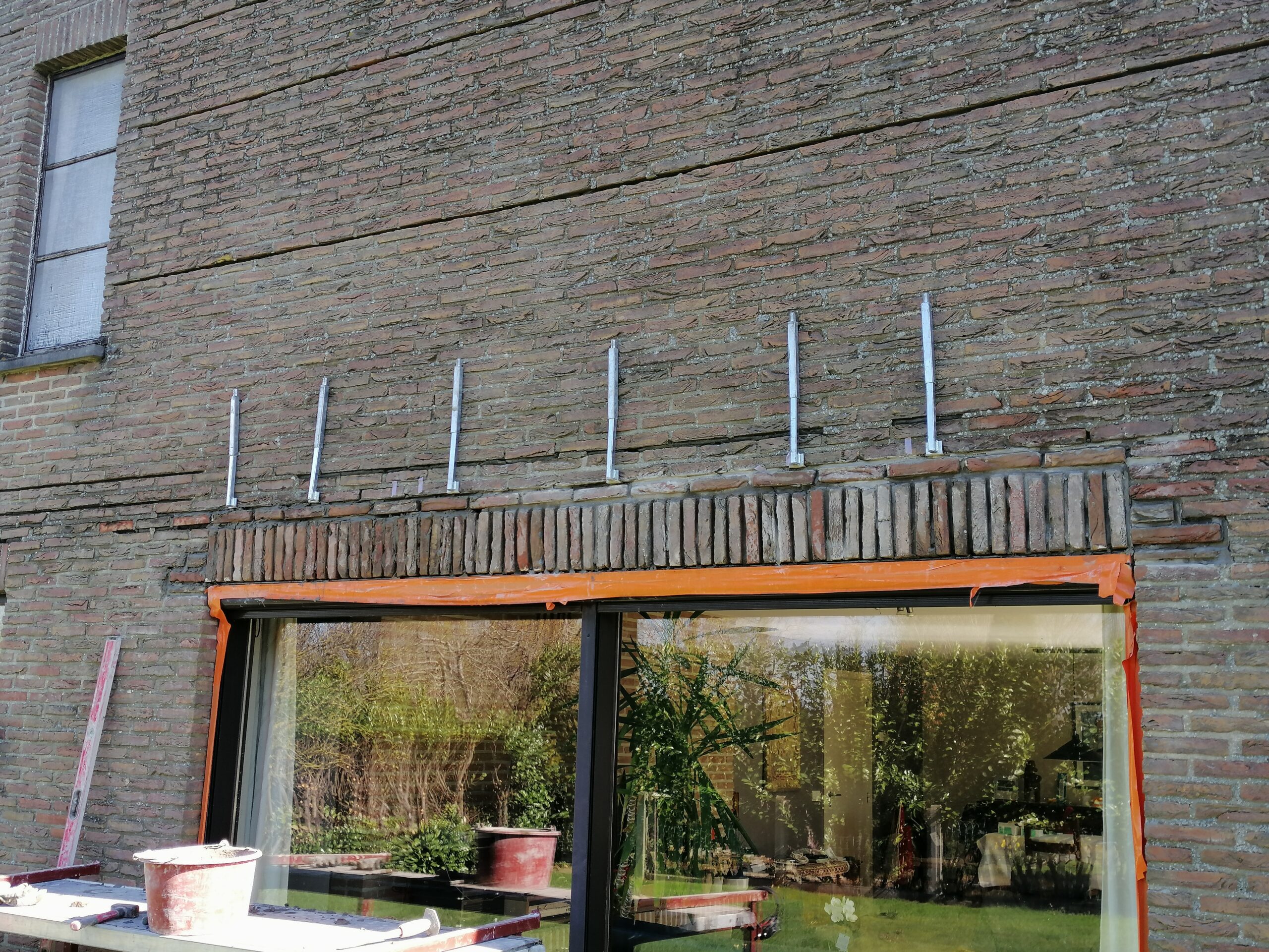 Lintel vervangen in Lissewege - Brugge | Muroflex